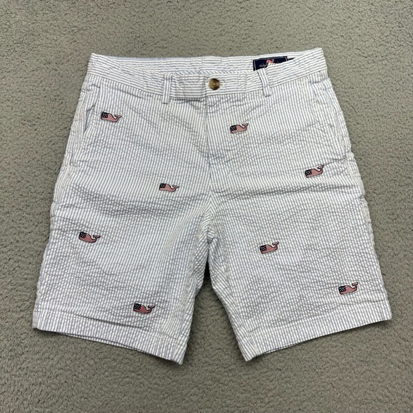 Vineyard Vines | Shorts | Vineyard Vines H558 Mens Size 32 Flag Whale ...